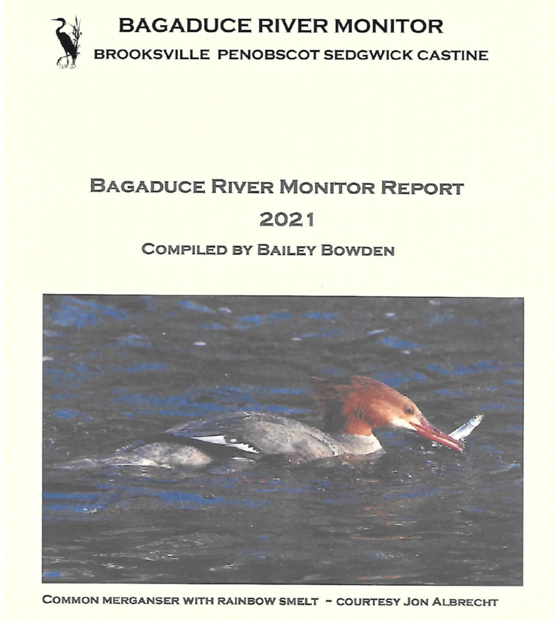 Bagaduce River Monitor Program | Blue Hill Heritage Trust