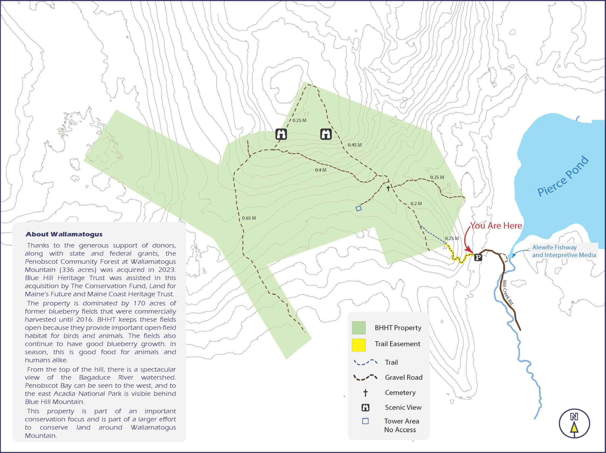 Penobscot Community Forest at Wallamatogus Mountain | Blue Hill ...